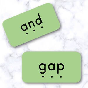 RWI Set 1 Green Word Flashcards - Phonics Decoding Practice: Sounds for ...