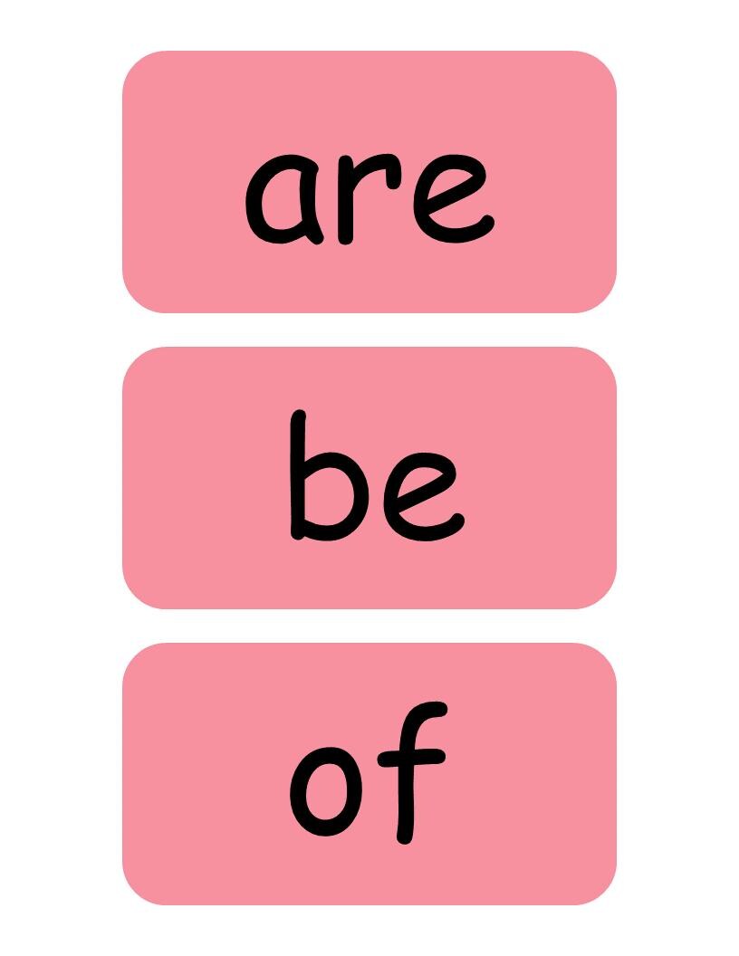 RWI Read Write Inc Red Word Flashcards Set 1 to 4 Phonics Reading - Etsy