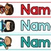 Editable Cute Student Name Bookmarks - Christmas or Back to School Gift ...