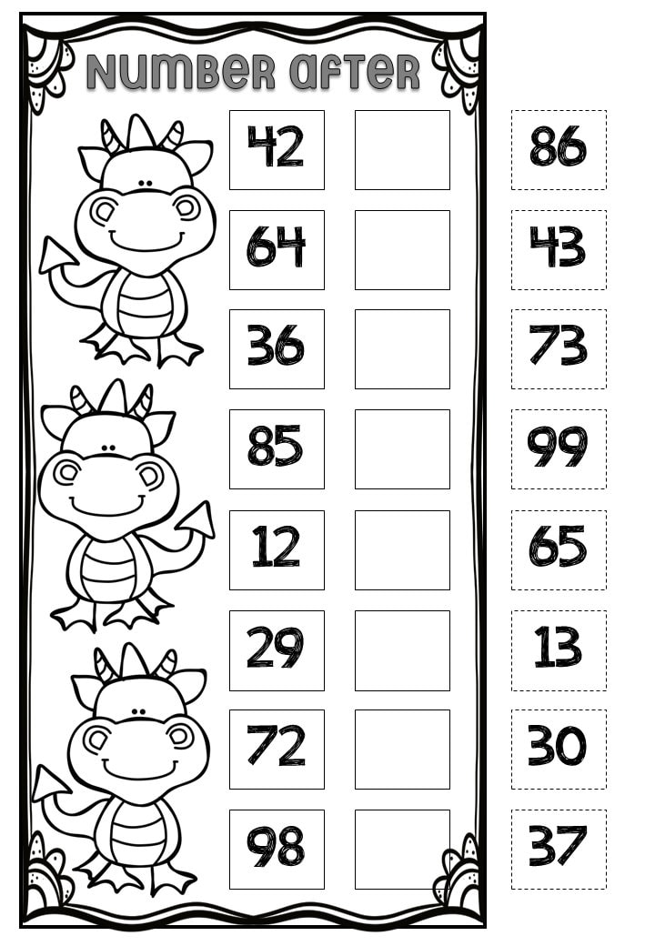 Ordering Numbers to 100 (cut and Paste) Worksheets, Printables ...