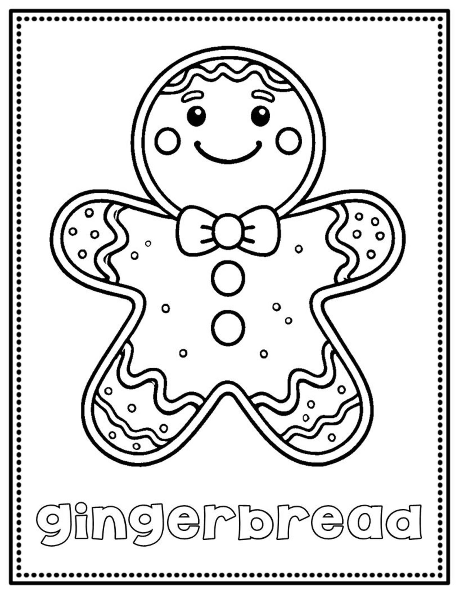 Christmas Vocabulary Coloring Pages: ESL Printable (PDF) - Etsy