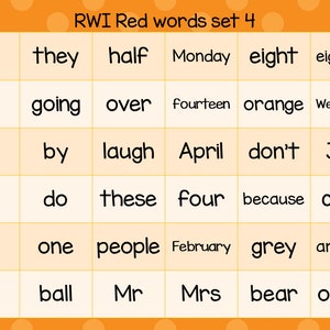 Roll and Read - Read Write Inc - RWI Red Word Colourful Board Games for ...