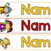 Editable Cute Student Name Bookmarks - Christmas or Back to School Gift ...