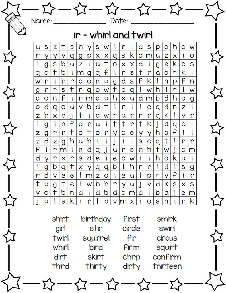 Read Write Inc (RWI) Set 2 Sounds - Word Searches With Answers - Etsy UK