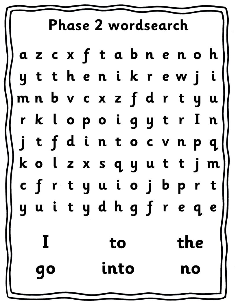 Reception Year 1 Kindergarten - Phase 2 Tricky Word Activity Book - Etsy