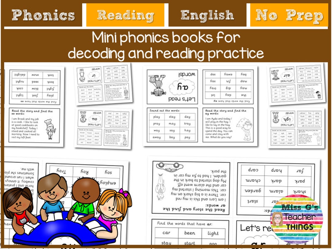 RWI Set 2 Phonics Mini Books - Science of Reading Aligned - Etsy