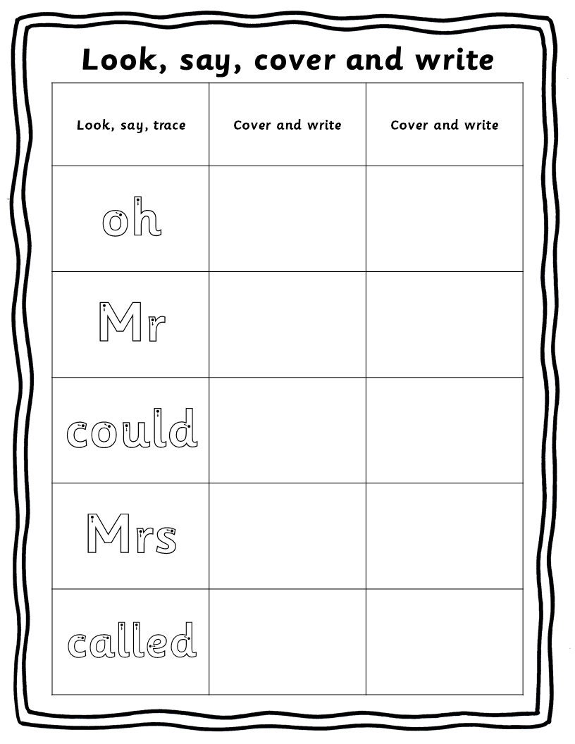 Year 1 / Kindergarten / Reception - Phase 5 Tricky Word Activity Book ...