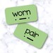 Read Write Inc (RWI) Set 2 Flashcards and Green Word Cards With Sound ...