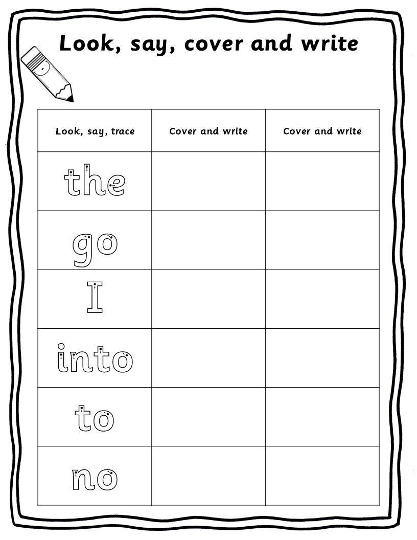 Reception Year 1 Kindergarten - Phase 2 Tricky Word Activity Book - Etsy