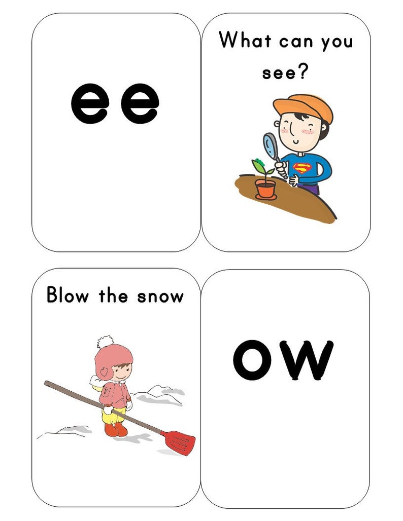 RWI Set 2 Phonics Activity Book & Flashcards (PDF Download) - Etsy