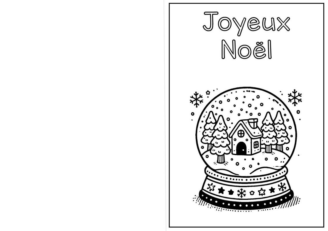 Cute Christmas Cards in English, Spanish, French, German, Italian and ...