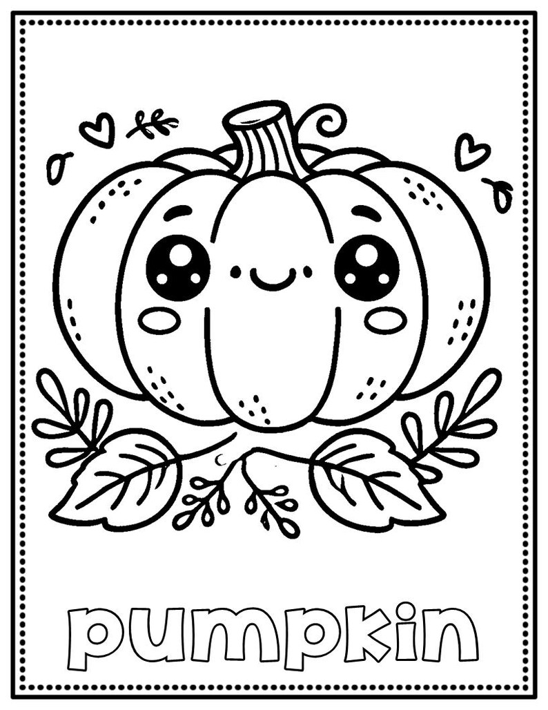 Thanksgiving Vocabulary Coloring Pages - ESL and Young Learners - Etsy
