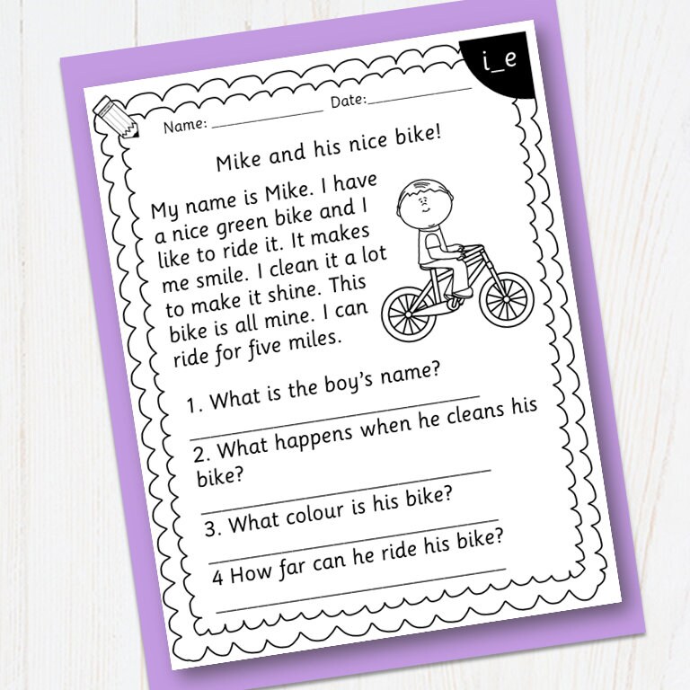 RWI Reading Comprehension Book for Set 3 Phonics Sounds Practice - Etsy