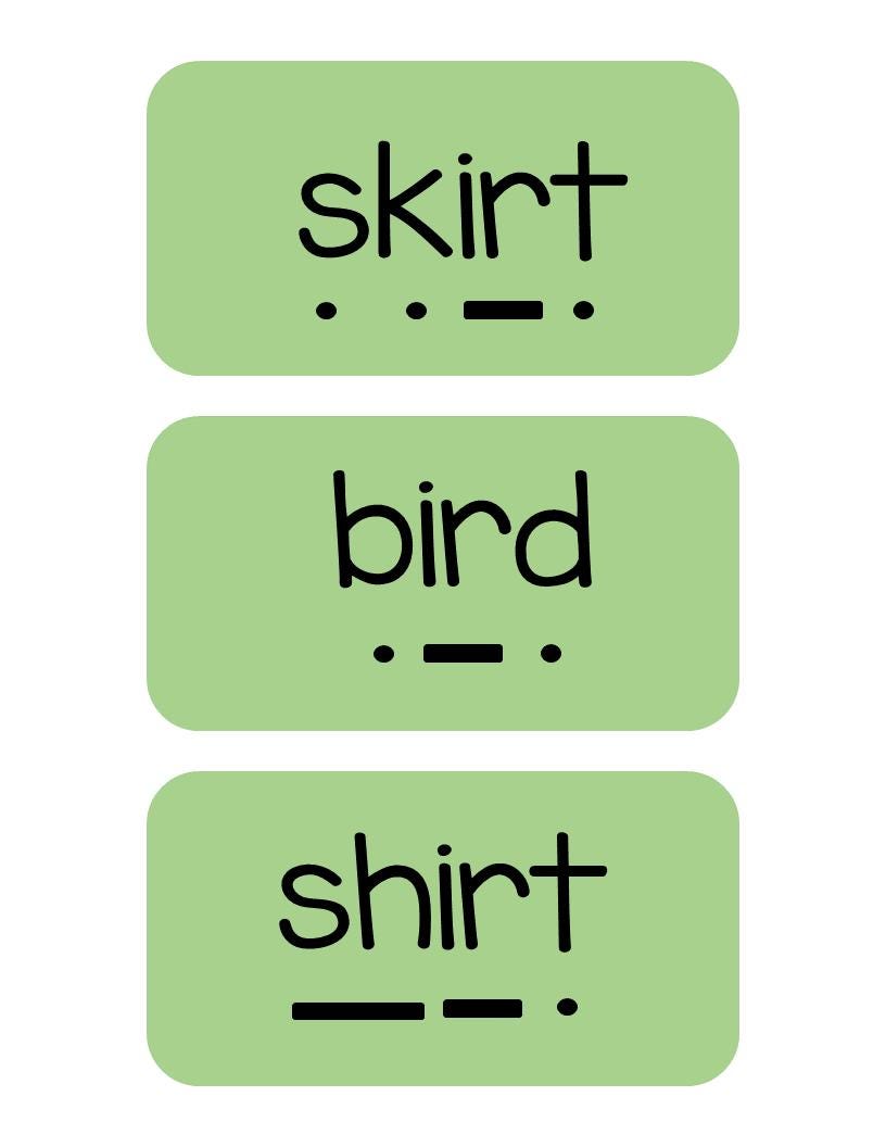 Read Write Inc (RWI) Set 2 Flashcards and Green Word Cards With Sound ...