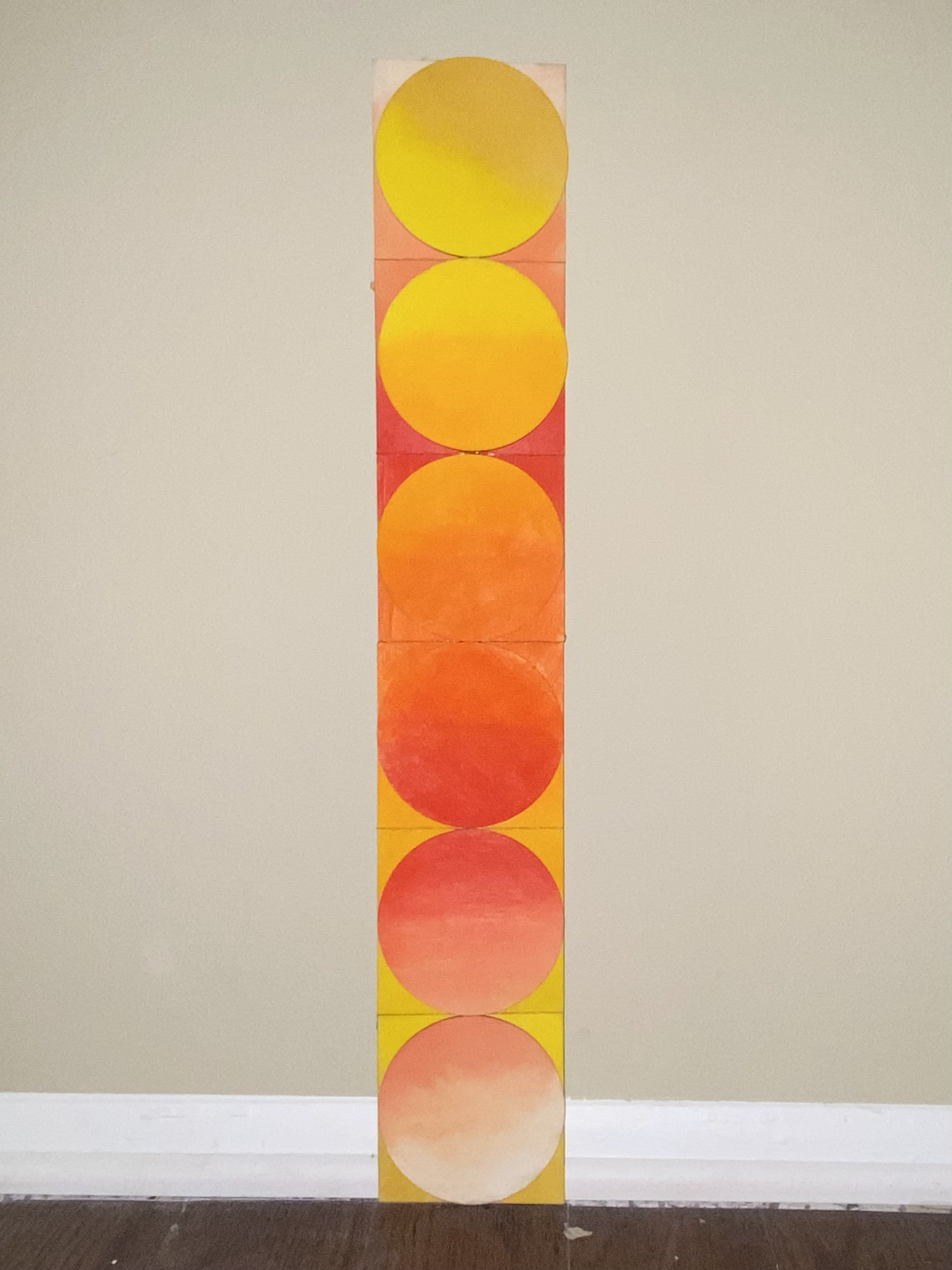 Orange Gradient Wall Art - Etsy