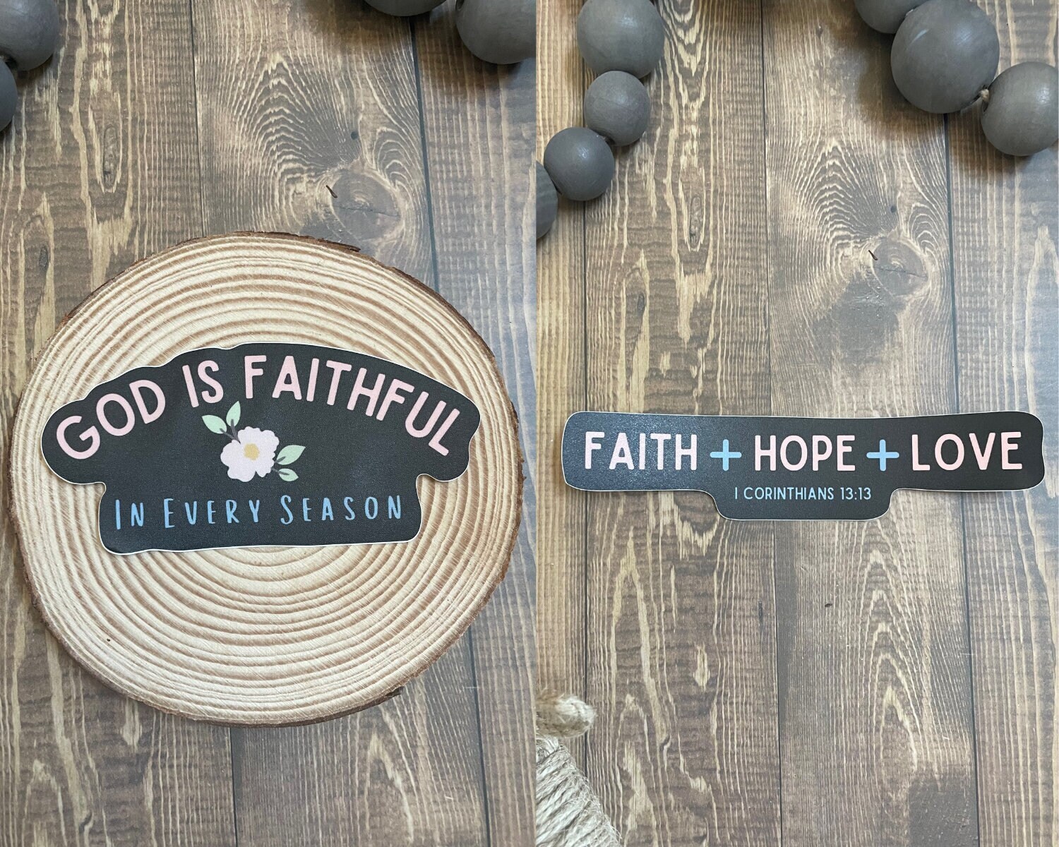 Christian Sticker, Bible Verse Sticker, Faith Sticker, Encouraging ...