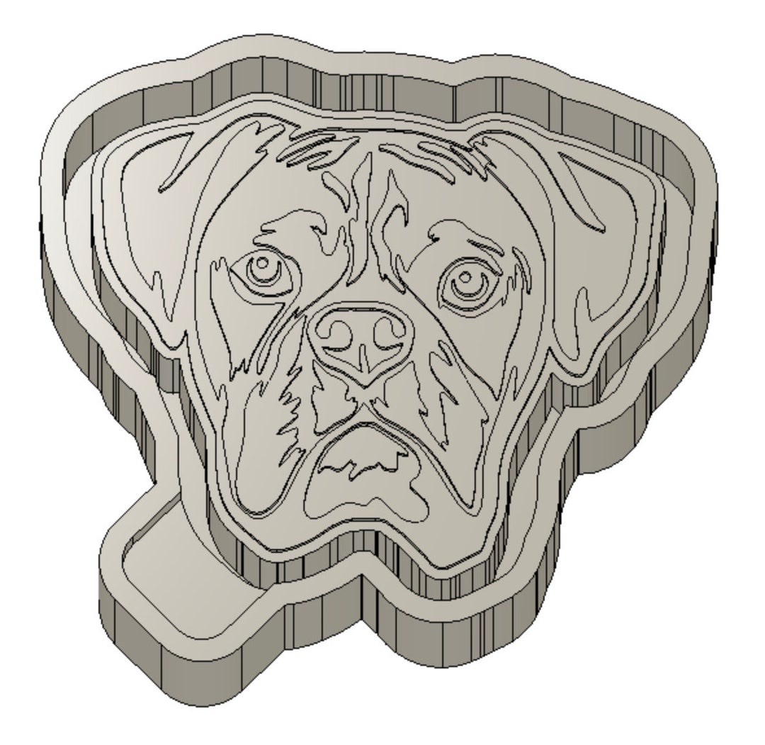 Boxer Freshie Blank for Molding 3D Printer File STL / Dog - Etsy