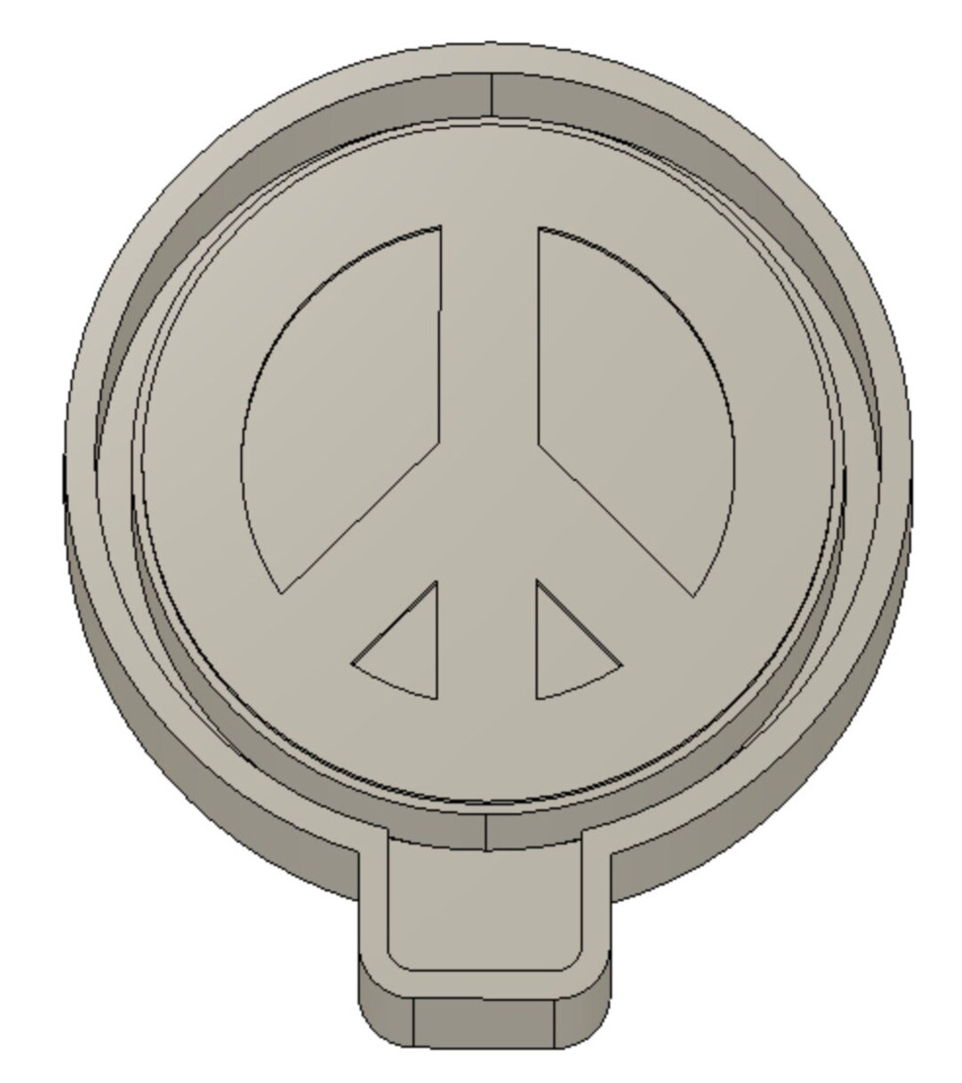 Peace Freshie Blank for Molding 3D Printer File STL - Etsy