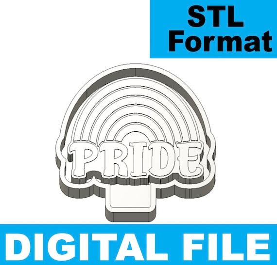 Pride Rainbow Blank for Molding 3D Printer File STL - Etsy