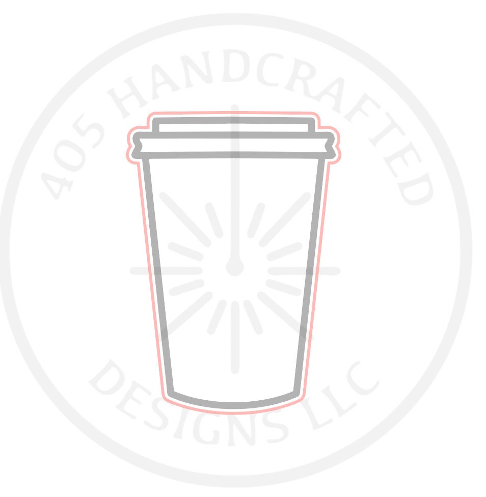 Coffee Cup Silhouette Laser SVG - Etsy