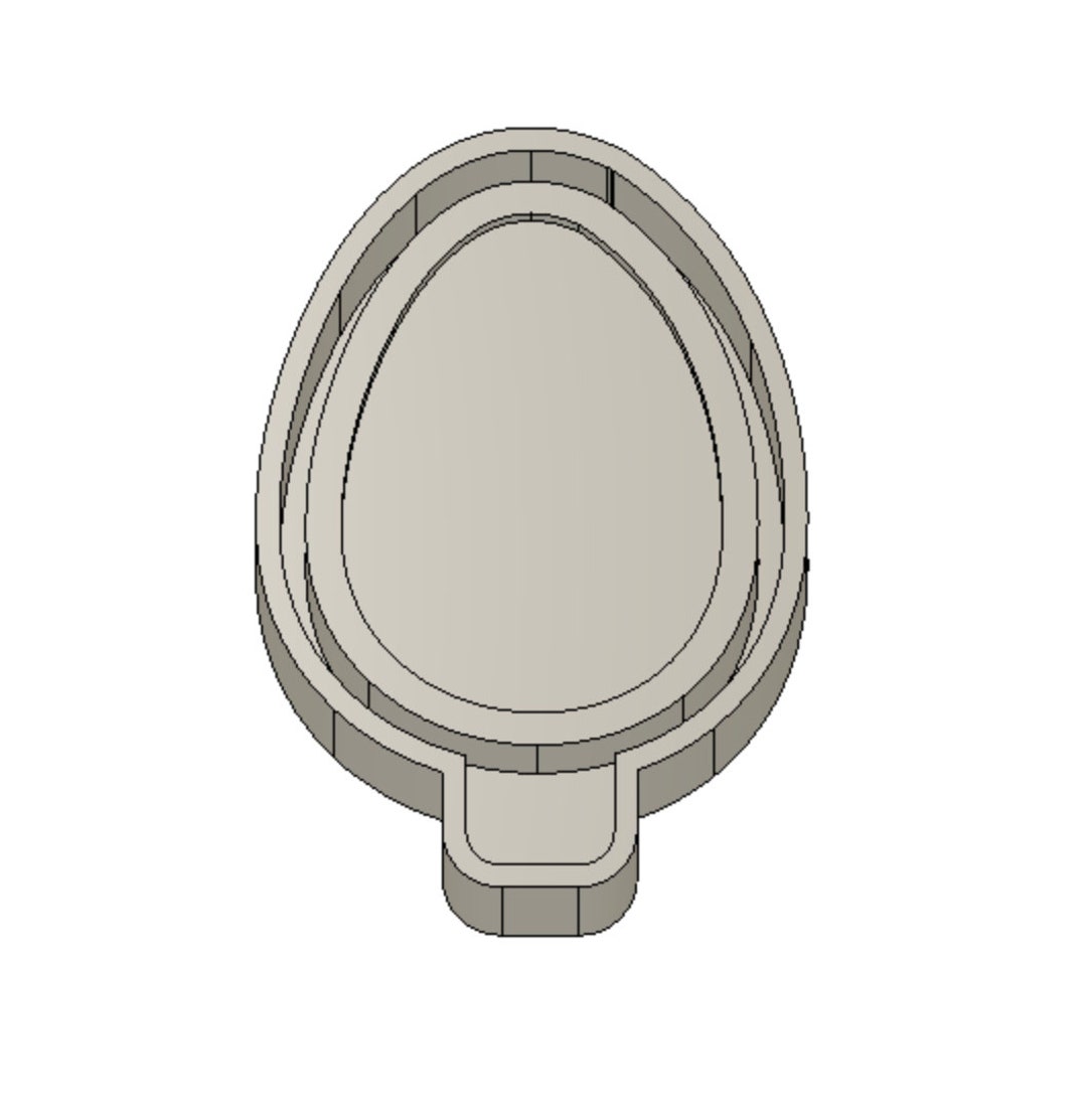 Egg Shaker Blank for Molding 3D Printer File STL, Cardstock SVG - Etsy
