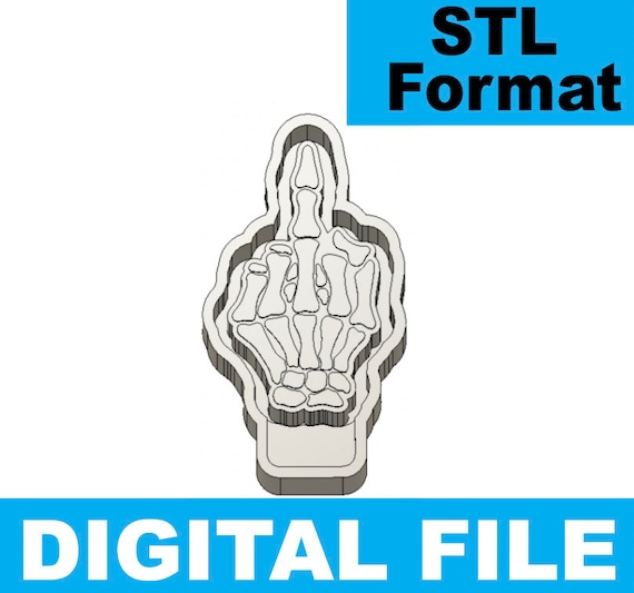 Middle Finger Freshie Blank for Molding 3D Printer File STL - Etsy