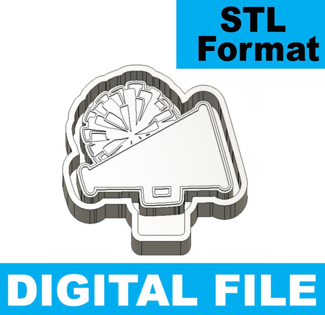 Cheer Freshie Blank for Molding 3D Printer File STL - Etsy