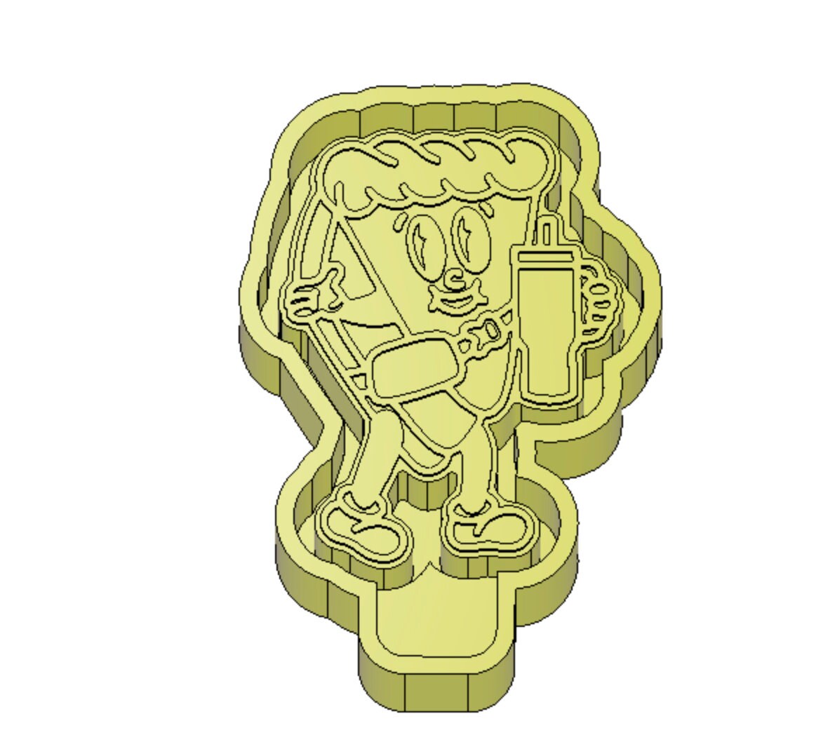 Pie Freshie Blank for Molding 3D Printer File STL / Mold STL / - Etsy