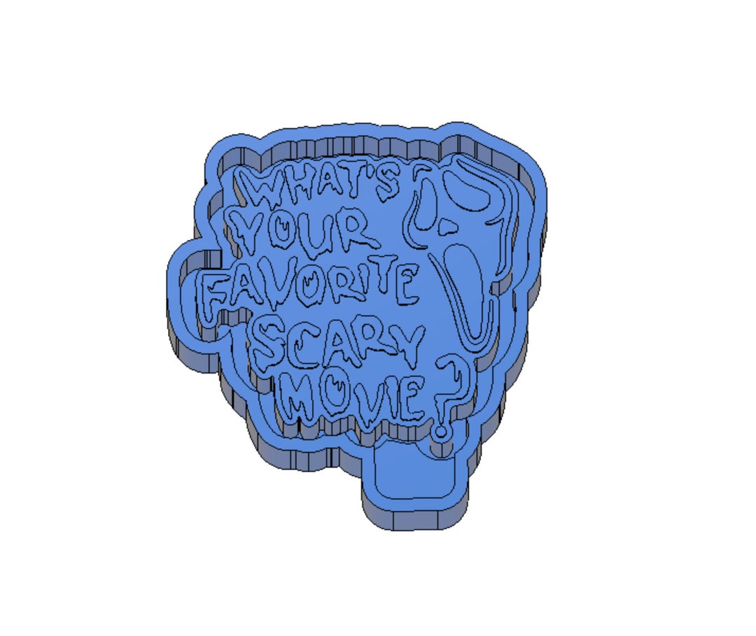 What's Your Favorite Scary Movie Blank for Molding 3D Printer File STL ...