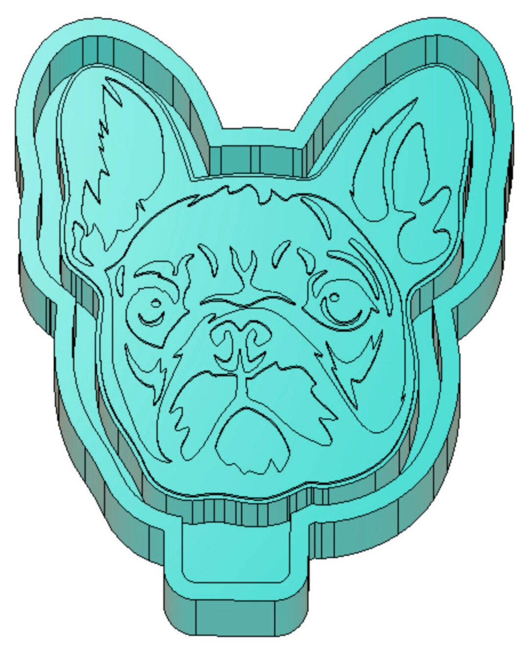 Frenchie Freshie Blank for Molding 3D Printer File STL / Dog - Etsy