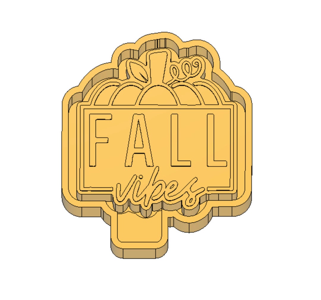 Fall Vibes Blank for Molding 3D Printer Freshie File STL - Etsy
