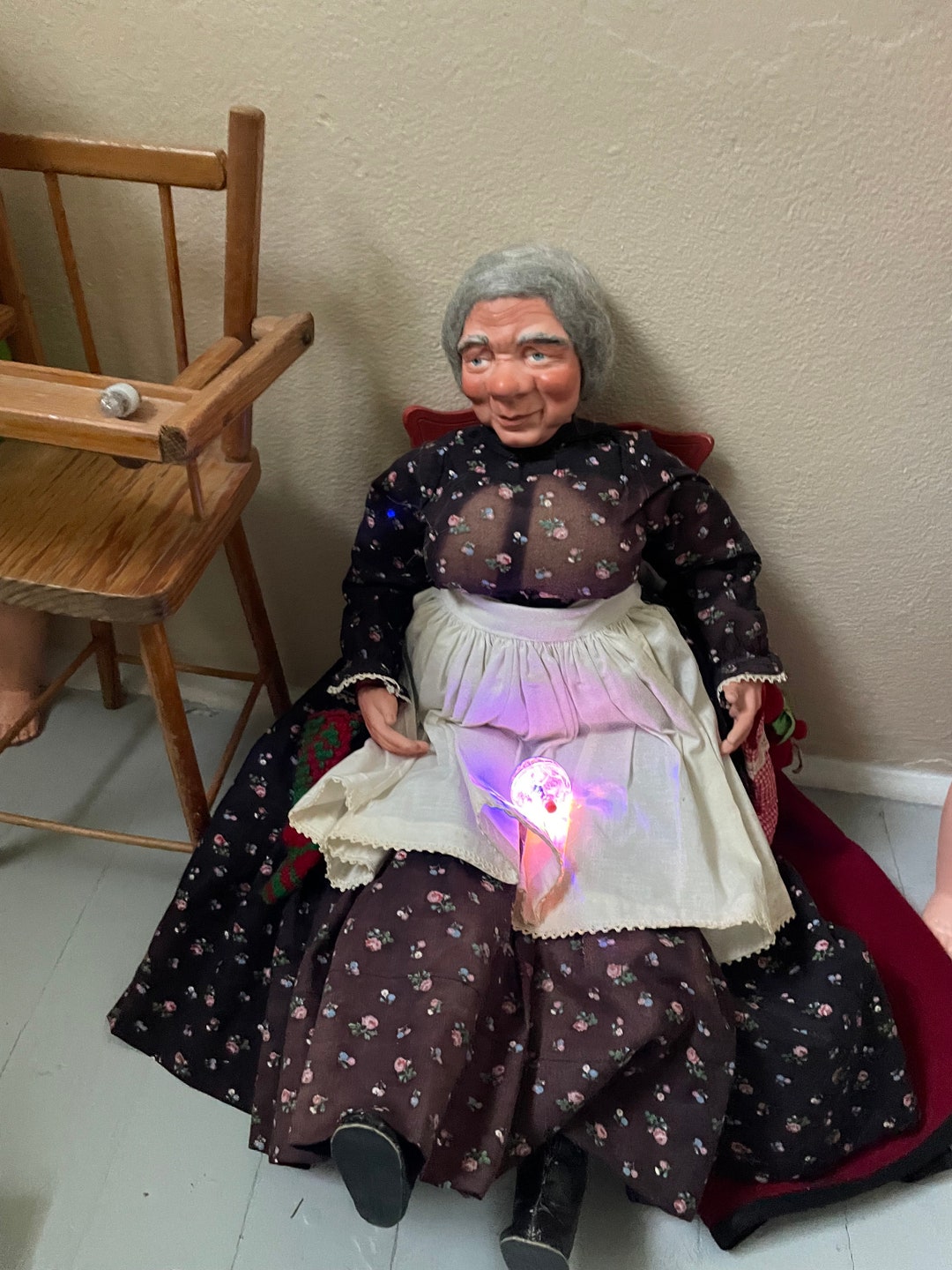 Vintage Old Lady Doll Spirit Cora Paranormal Horror Negative Energy ...