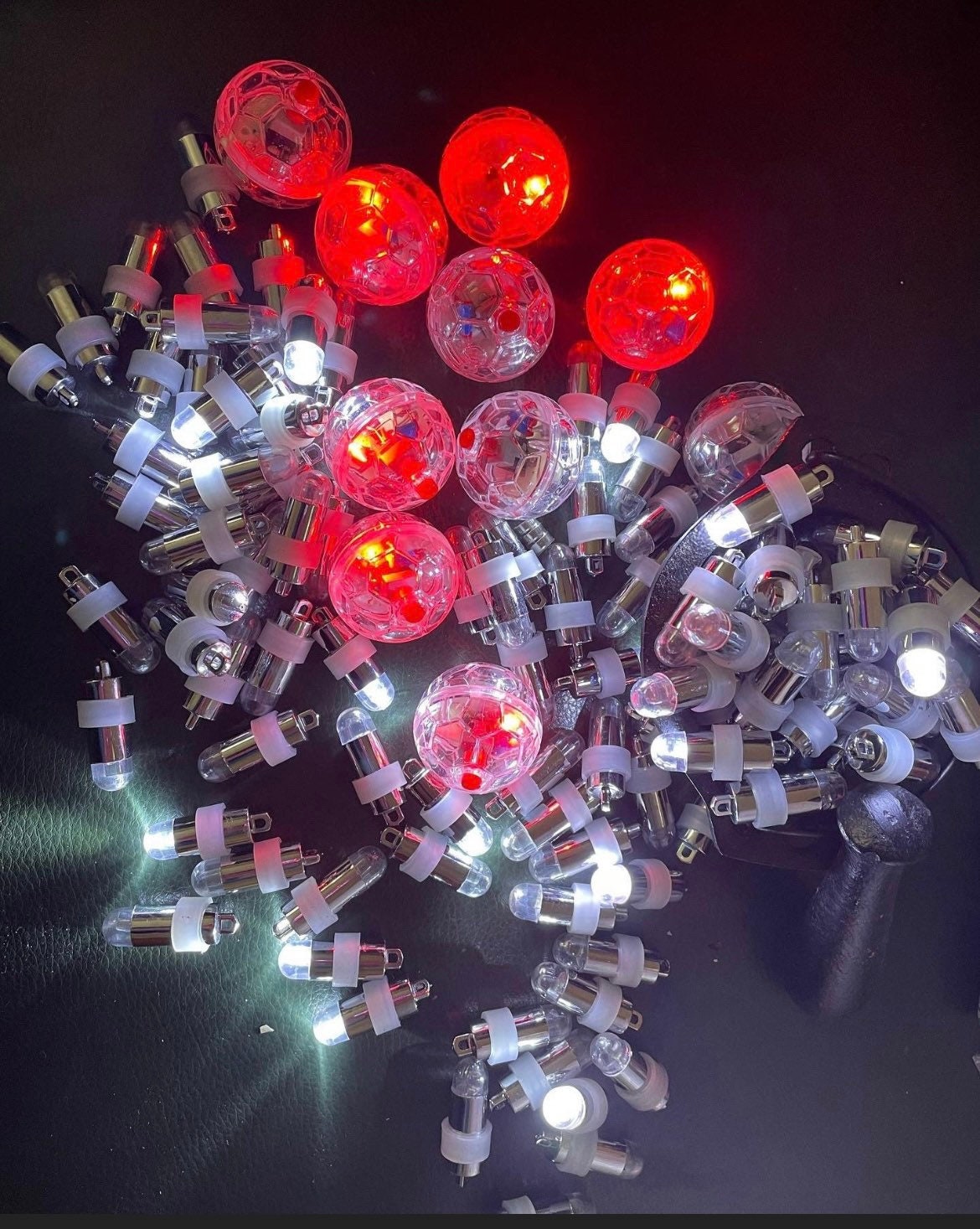 Handmade Mini 10 Piece Mini LED Flashlight Bulbs for Vintage Spirited ...