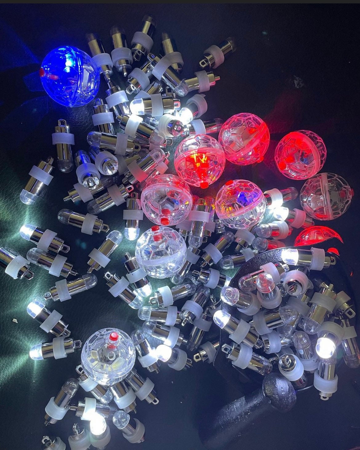 Handmade Mini 10 Piece Mini LED Flashlight Bulbs for Vintage Spirited ...