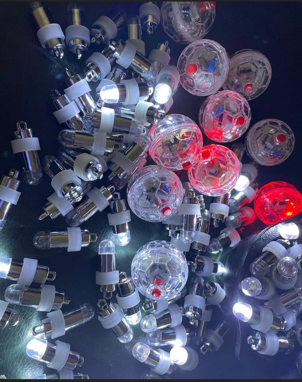 Handmade Mini 10 Piece Mini LED Flashlight Bulbs for Vintage Spirited ...