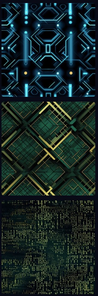 Cyberpunk Matrix Digital Paper - Seamless Digital Texture Backgrounds ...