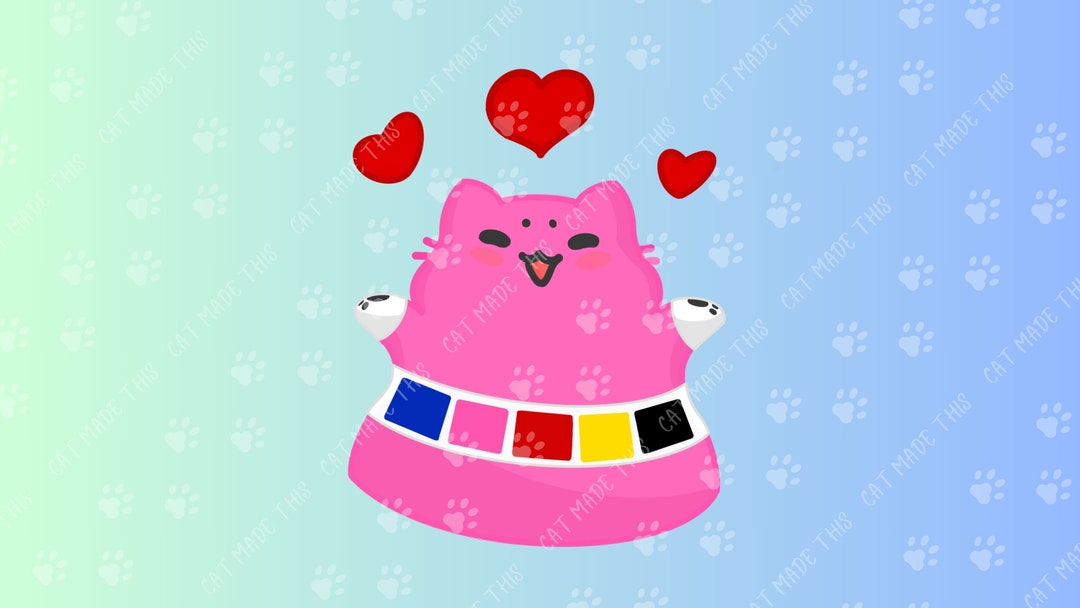 Pink Space Kitty Ranger Sticker - Etsy