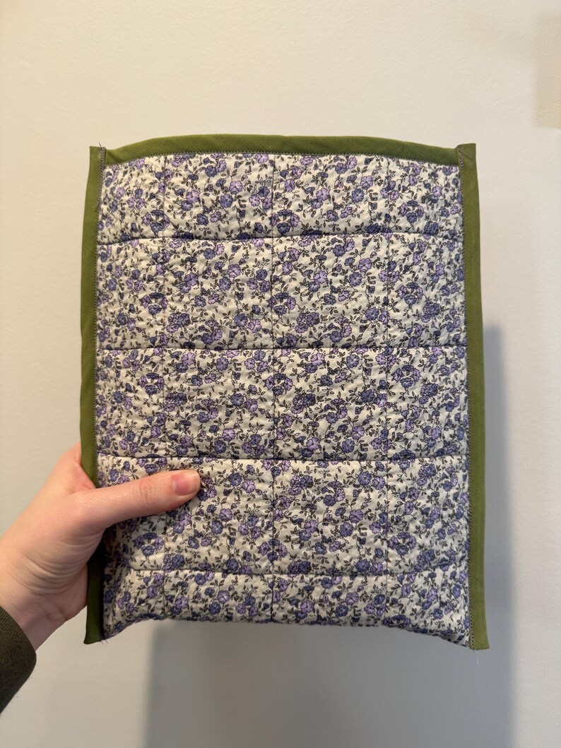 Handmade Quilted Book Sleeve Sample One-of-a-kind Padded Book Sleeve ...