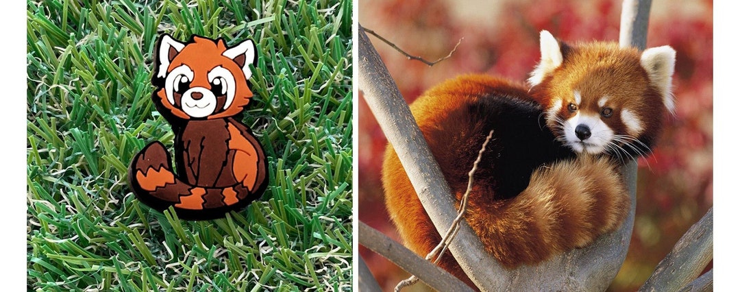 Red Panda Crocs Pin Shoe Pin Shoe Charm Shoes - Etsy