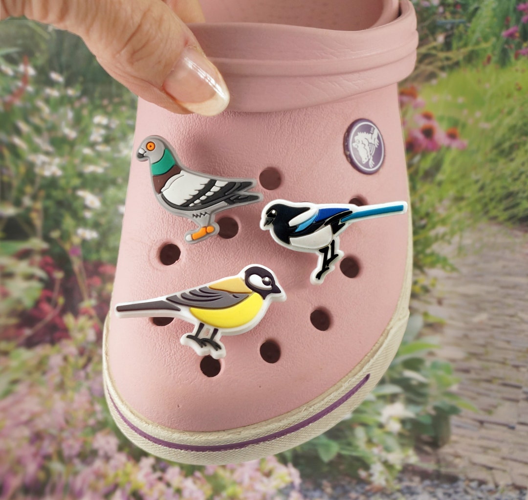 Tit Pigeon Magpie Duck Goose Birds Crocs Pin Shoe Pin Shoe Charm Shoes ...