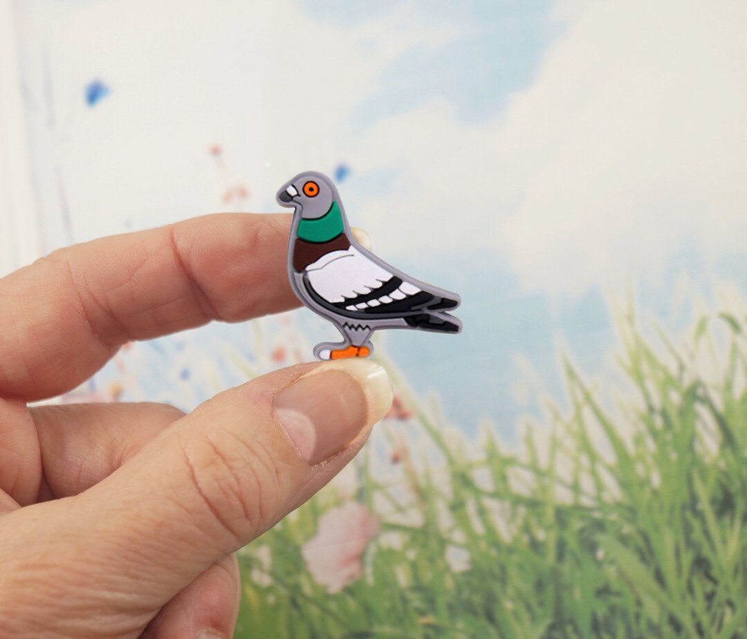 Pigeon Crocs Badge Birds Shoe Pin Shoe Charm Shoes - Etsy Australia
