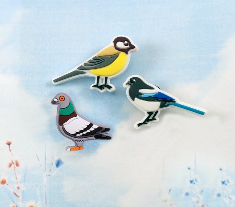 Pigeon Crocs Badge Birds Shoe Pin Shoe Charm Shoes - Etsy Australia