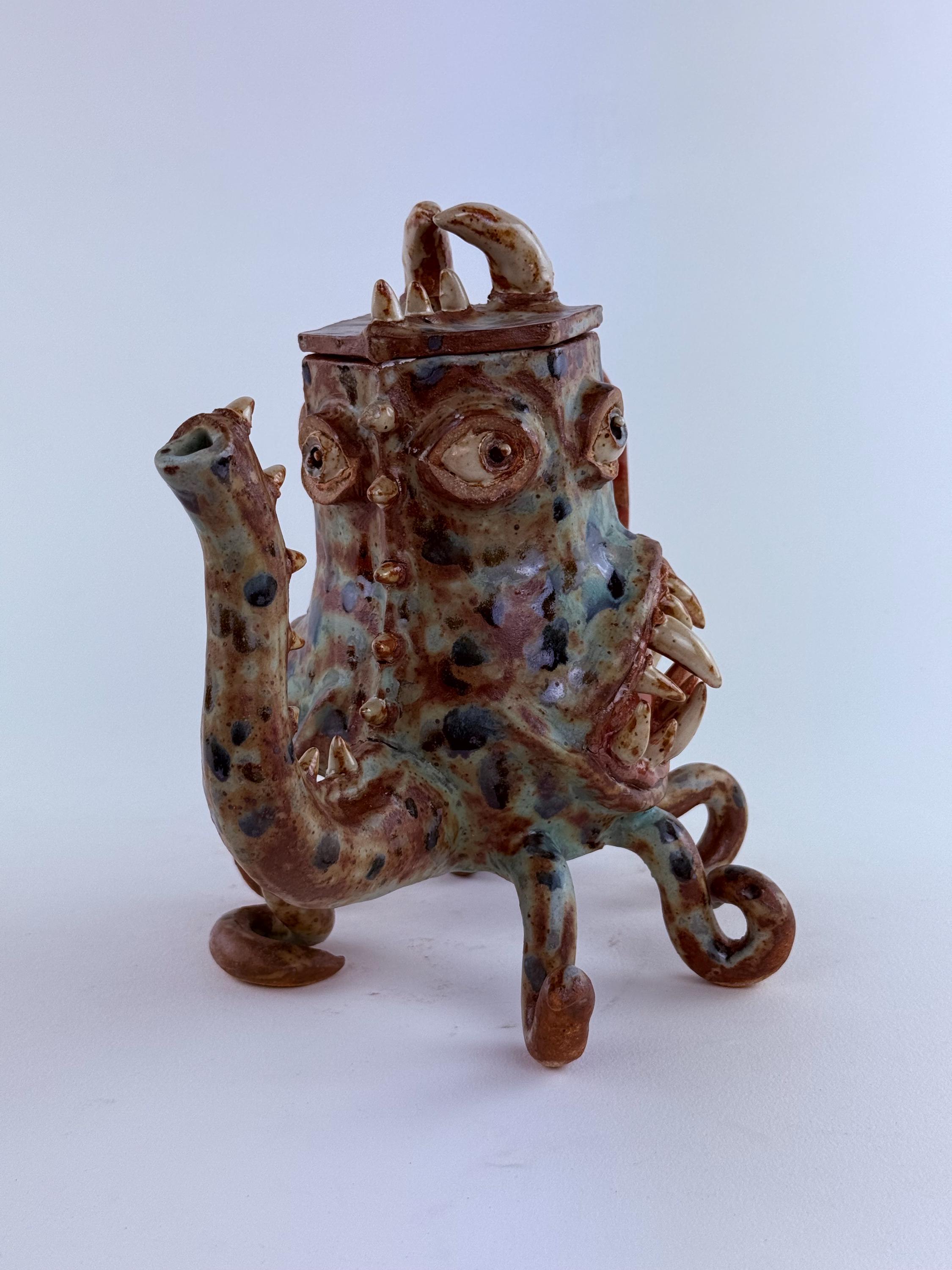 Fuctional Ceramic Monster Teapot - Etsy