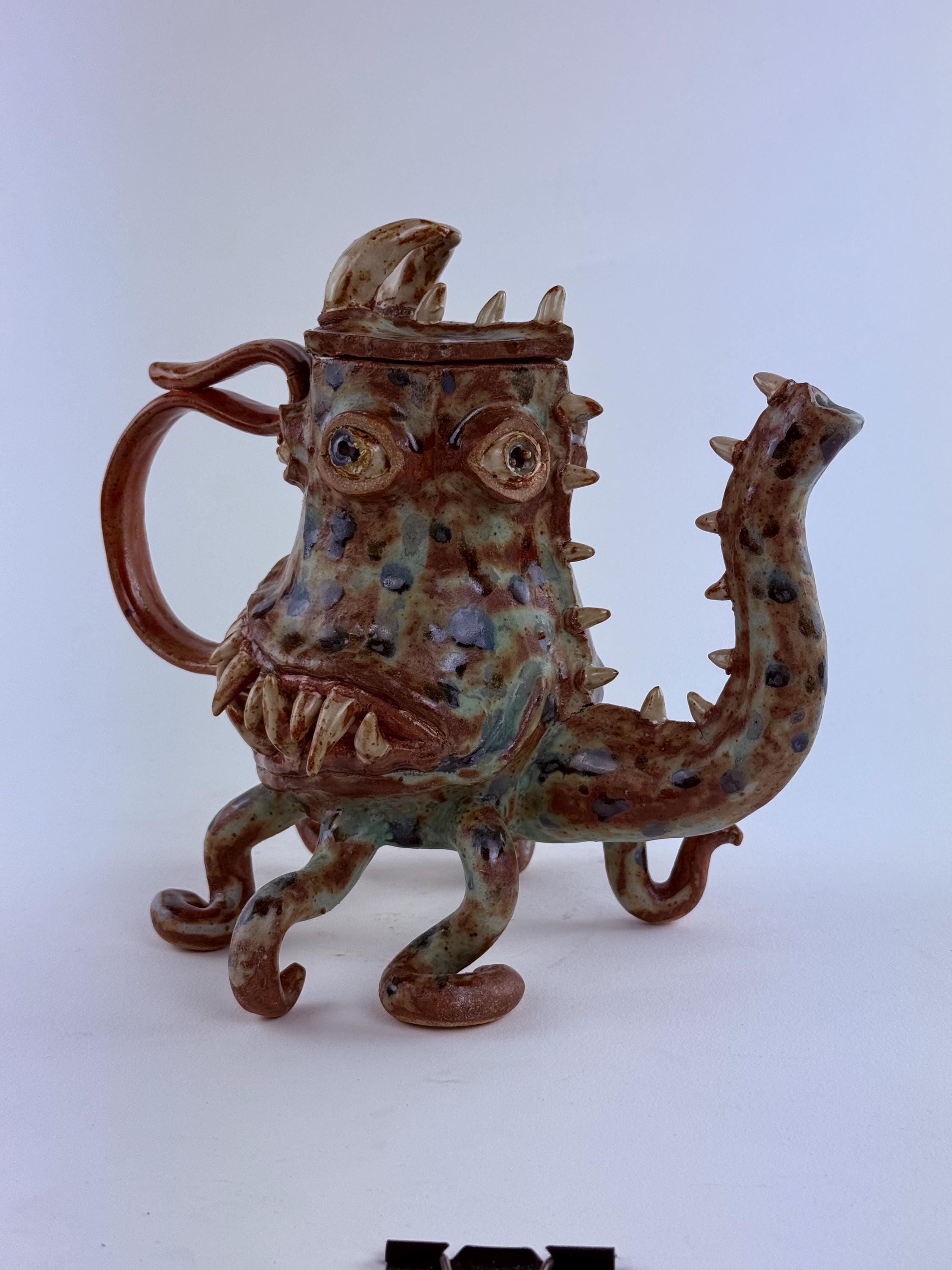 Fuctional Ceramic Monster Teapot - Etsy
