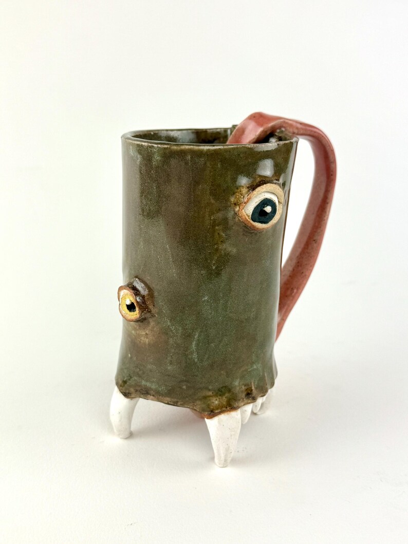 Fucntional Cermic Cup Monster - Etsy