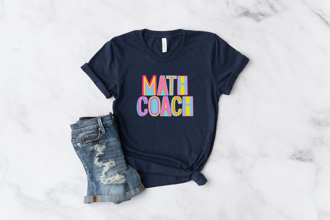 Math Coach Shirt, Math Shirt, Math Teacher Gift, Mathematics Lover Tee ...