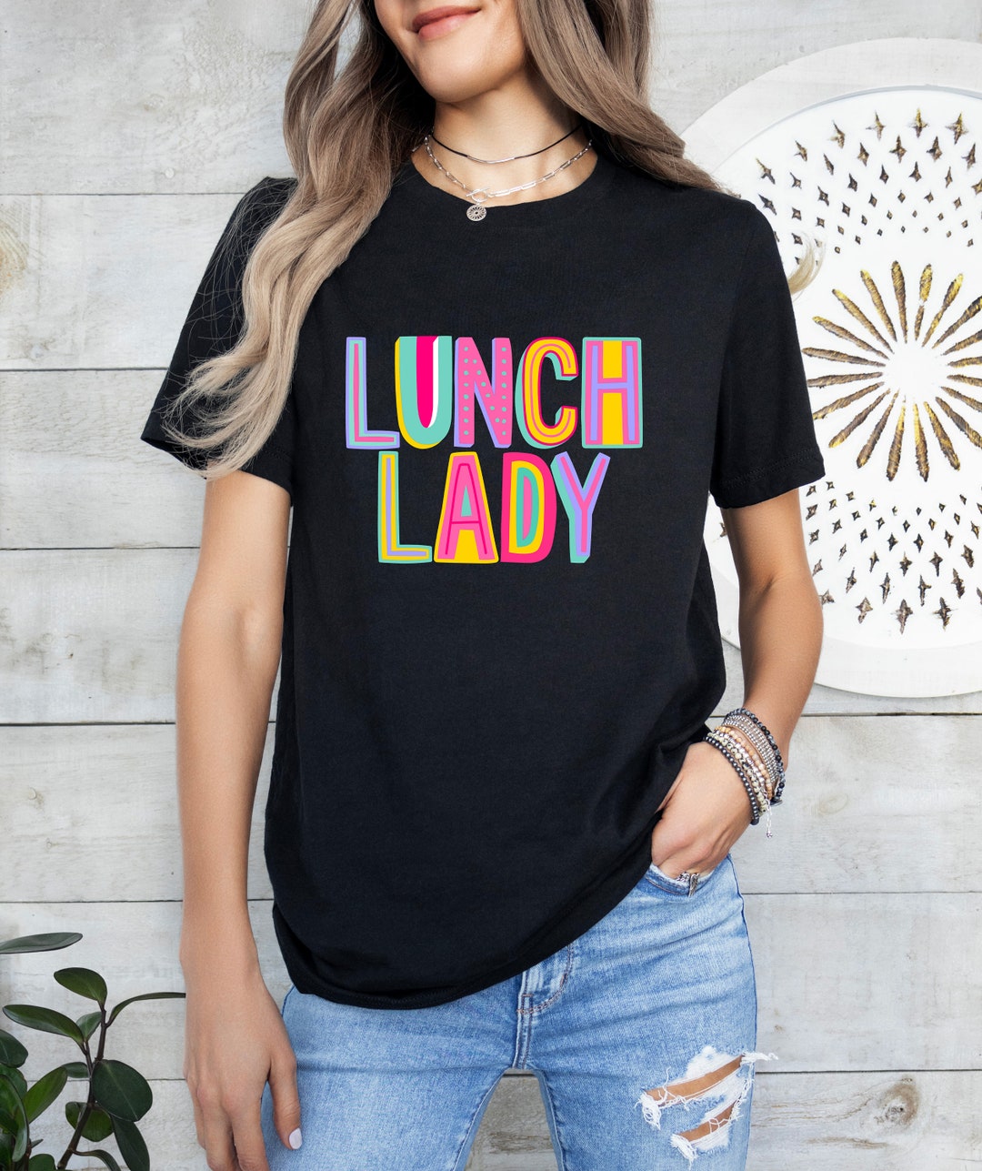 Lunch Lady Shirt, Back to School Gift, Lunch Crew T-shirt, Cafeteria ...