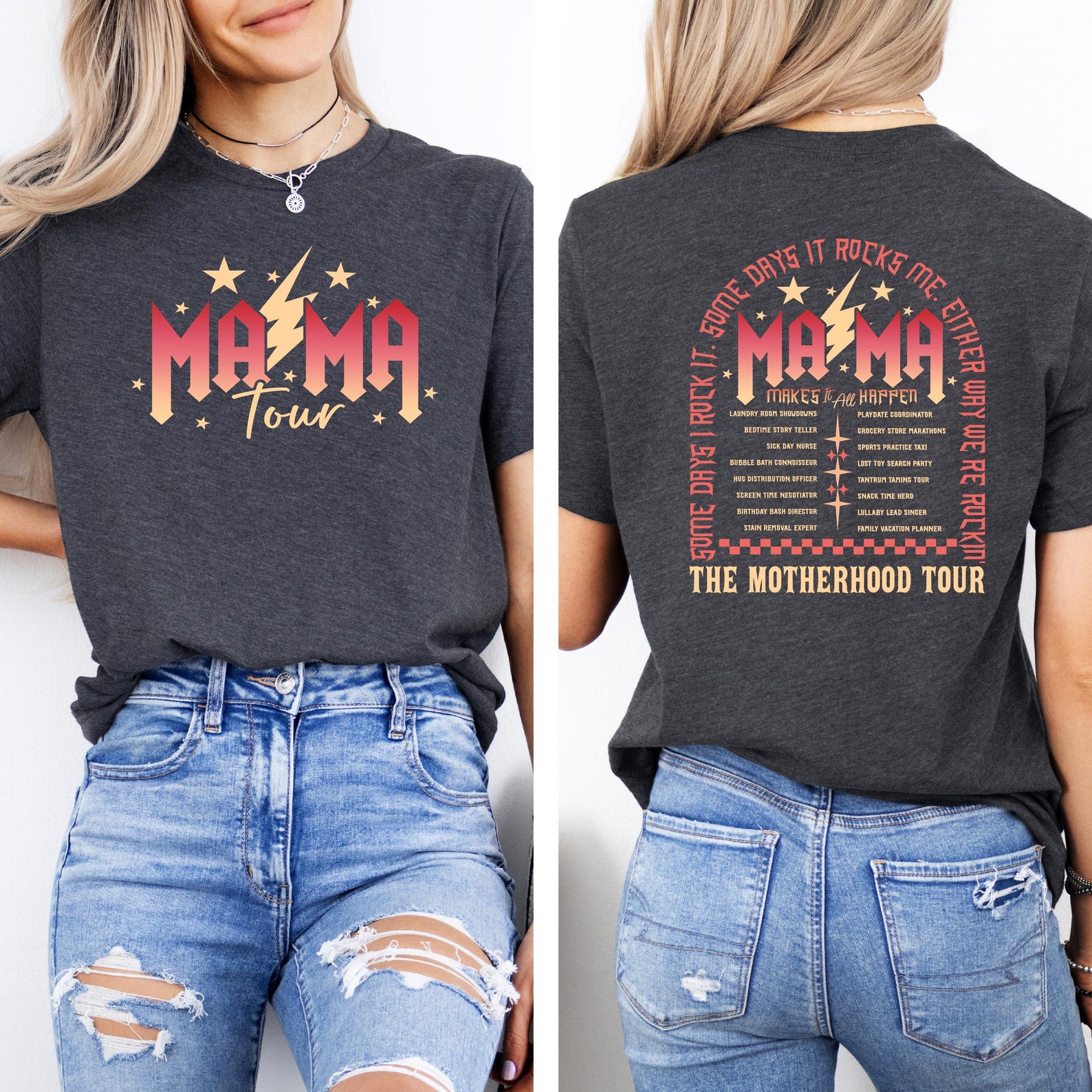 Mama Tour Shirt, the Motherhood Tour Shirt, Some Days I Rock It, Mama ...