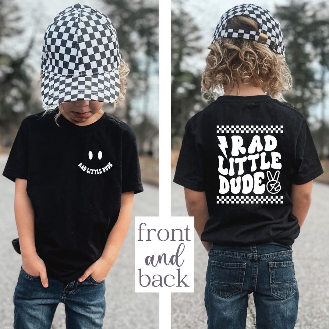 Rad Little Dude Shirt, Cool Little Dude T-shirt, Rad Little Dude Gift ...