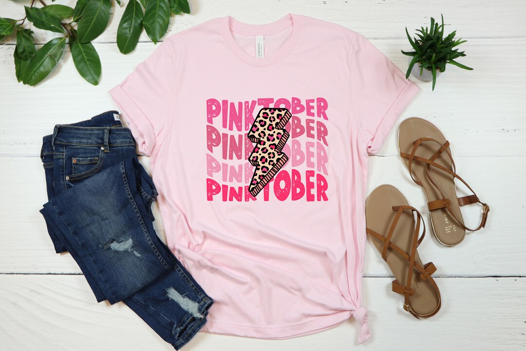 Pinktober Shirt, in October We Wear Pink Tee, Breast Cancer Awareness ...